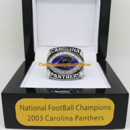 2003 Carolina Panthers National Football Championship Ring
