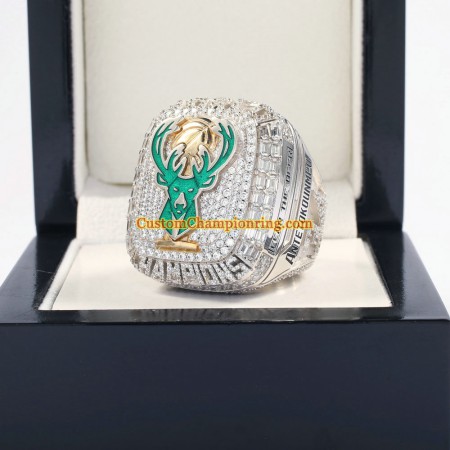 2021 Milwaukee Bucks National Basketball World Championship Ring